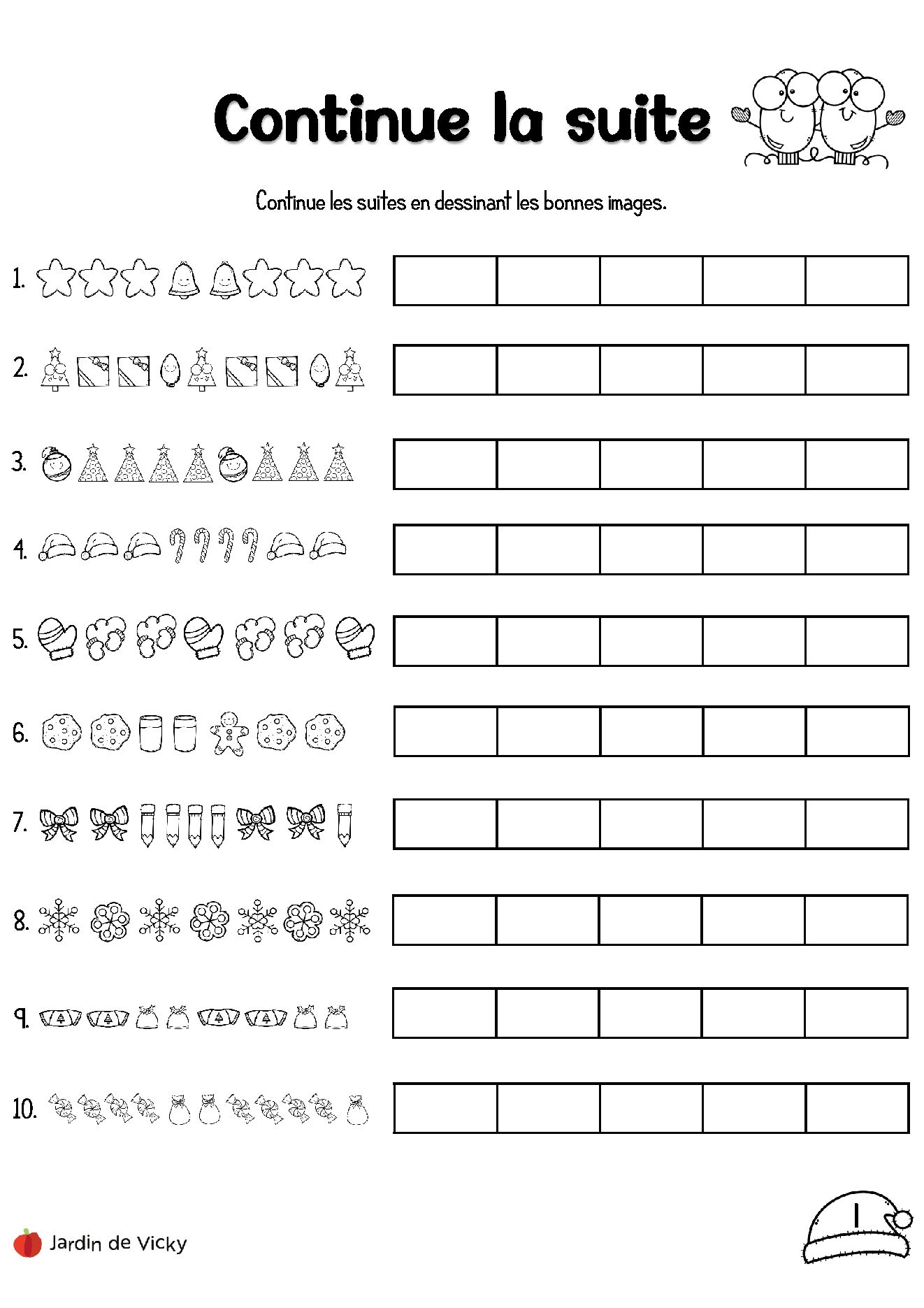 Cahier Passe-temps de Noël - 2e année | Jardin de Vicky